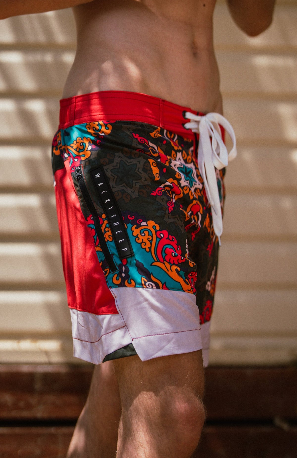 M's Short Classic Brick Swim Shorts | Wacky Sheep