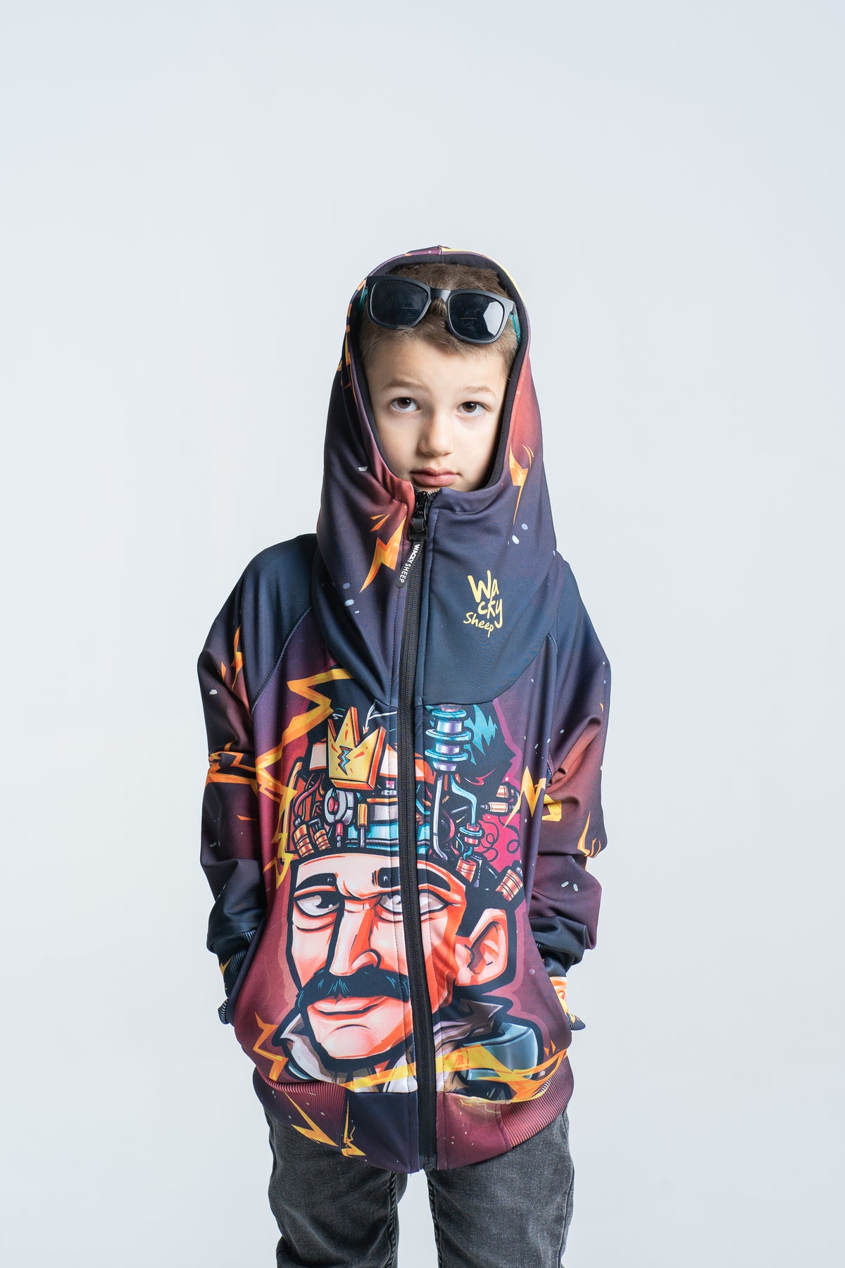 Kids Tesla Hoodie | Wacky Sheep