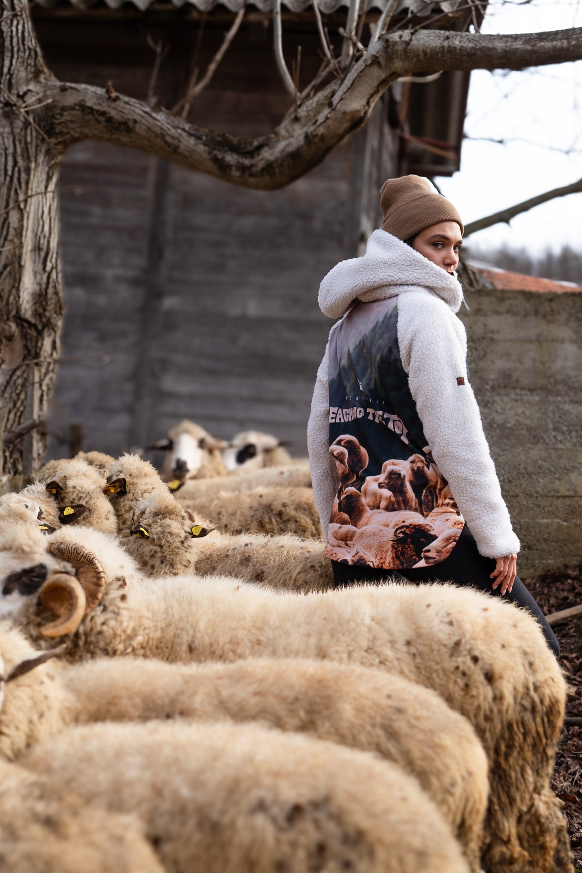 W's Sherpa Sheep Hoodie | Wacky Sheep
