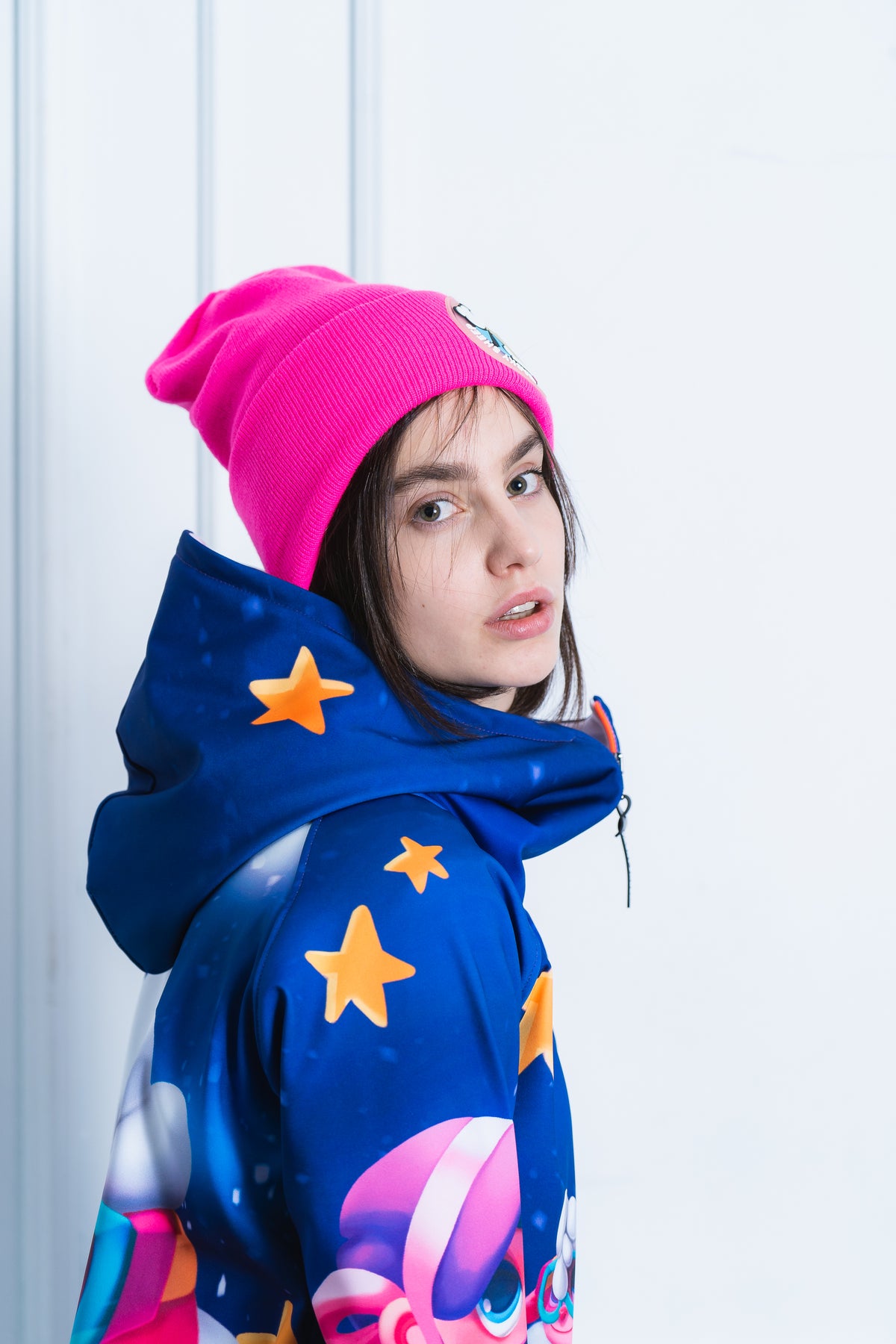 W's Stars Zip Hoodie | Wacky Sheep