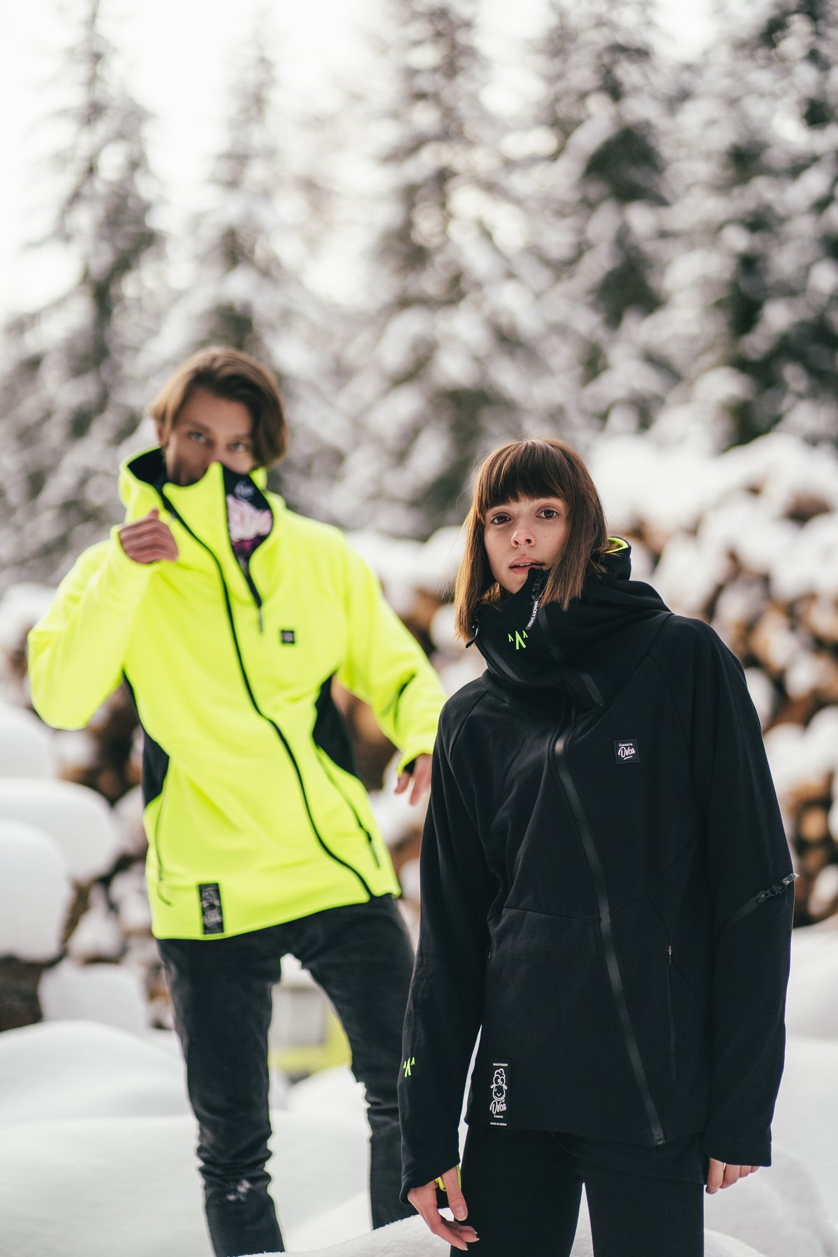 W's Black Zip Hoodie | Wacky Sheep