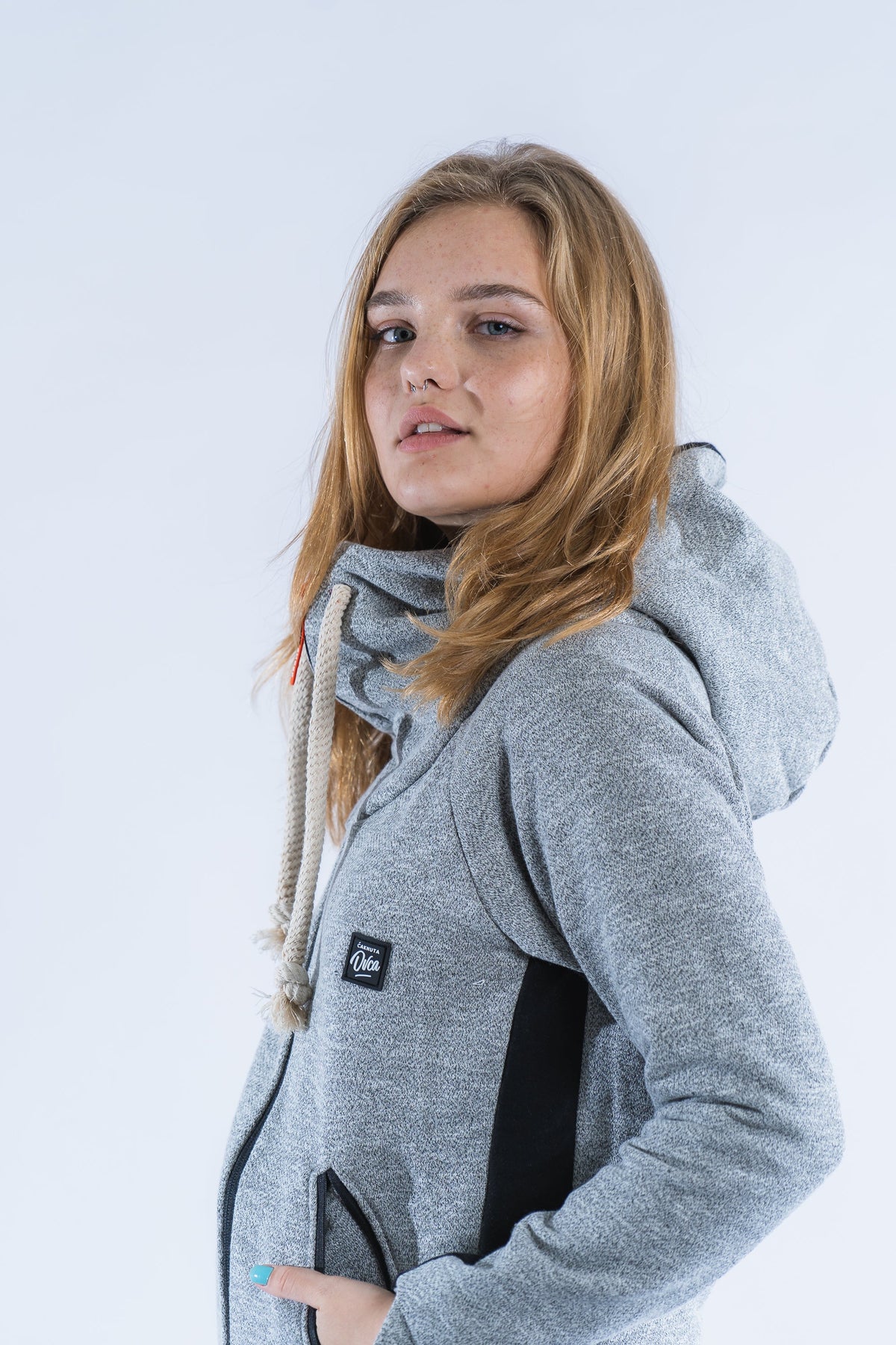 W's Classic Grey Hoodie | Wacky Sheep