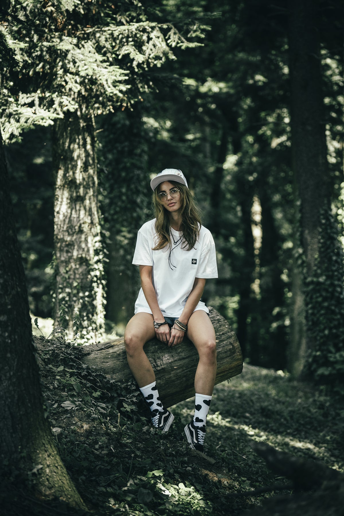 W's Forest White T-Shirt | Wacky Sheep