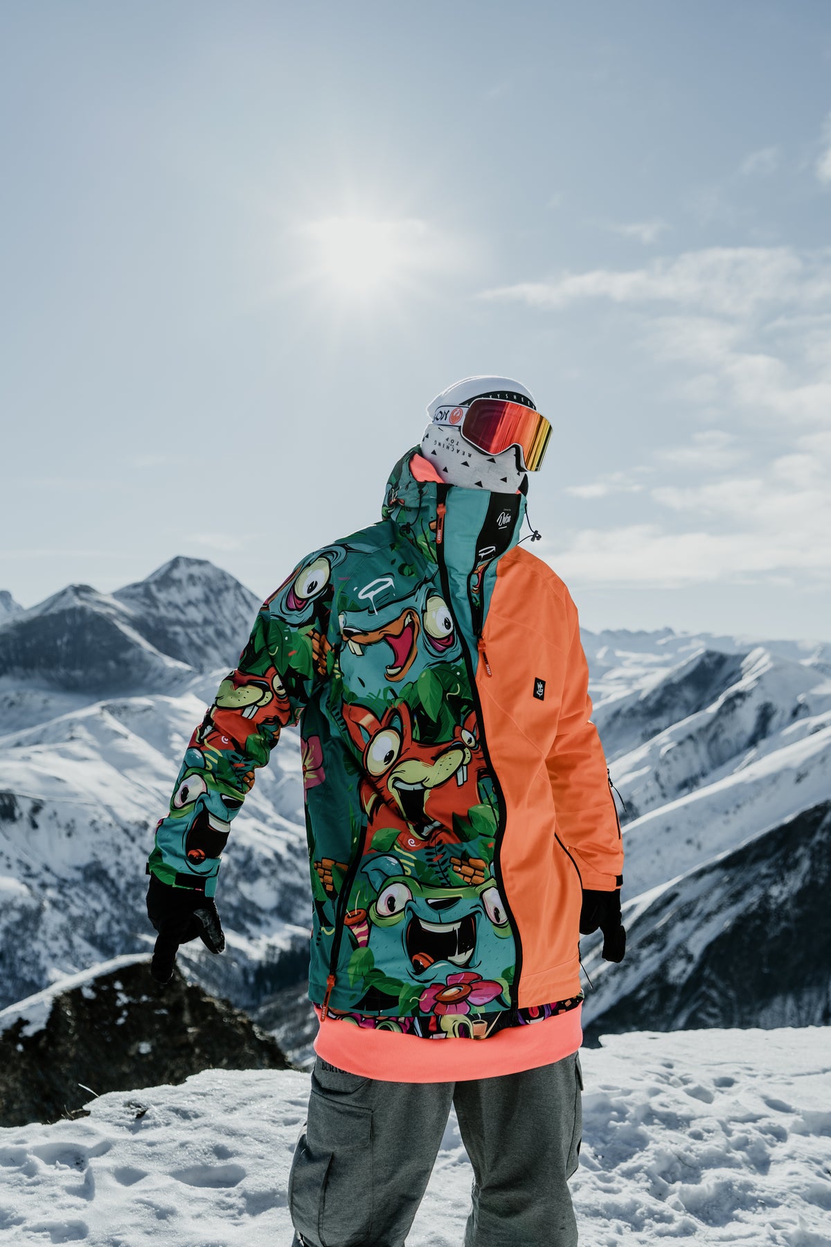 M's Junk Leaf Ski Jacket | Wacky Sheep