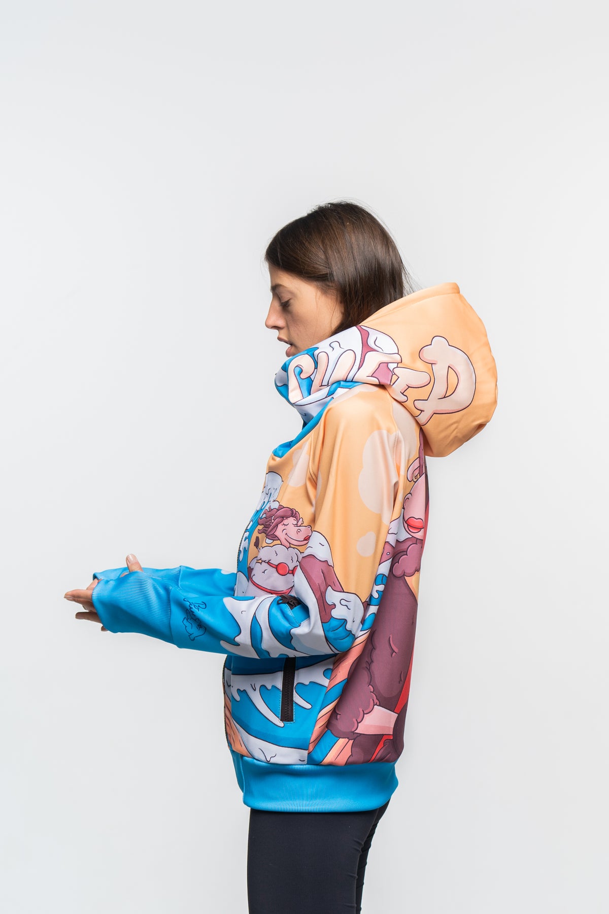 W's Wave Zip Hoodie | Wacky Sheep