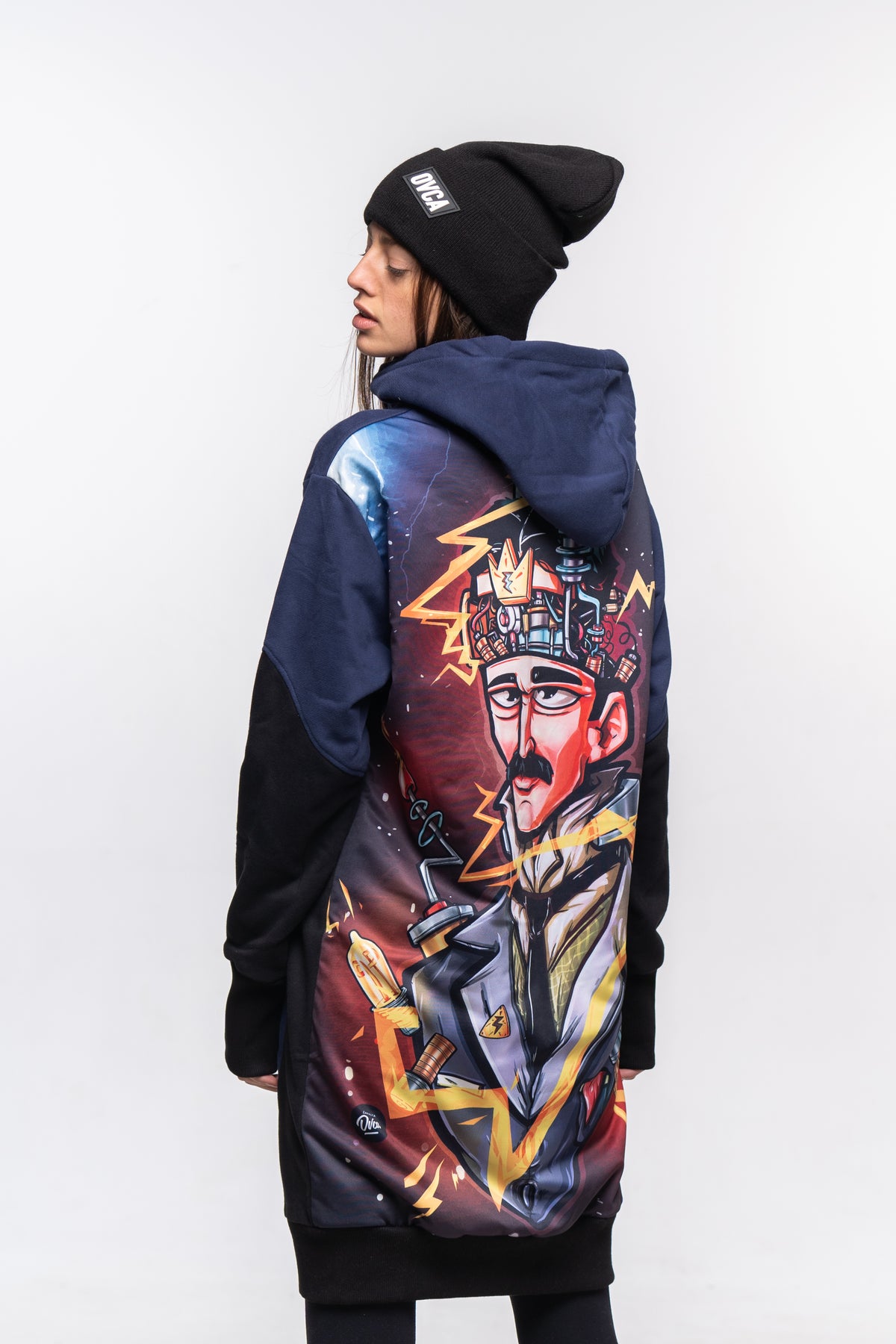W's Long Tesla Hoodie | Wacky Sheep